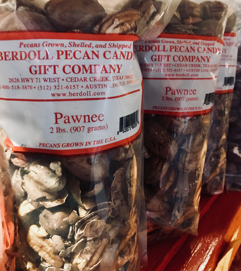 2 LBS CRACKED PAWNEE PECANS