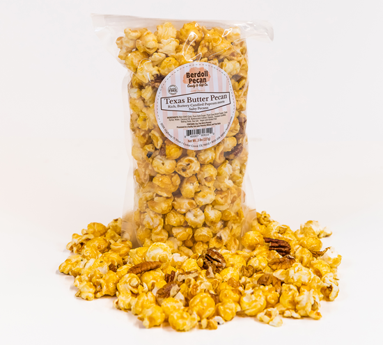 POPCORN, TEXAS BUTTER PECAN
