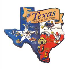 MAGNET, TEXAS SHAPE MAP