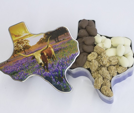 TEXAS SHAPED TIN