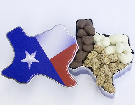 TEXAS SHAPED TIN
